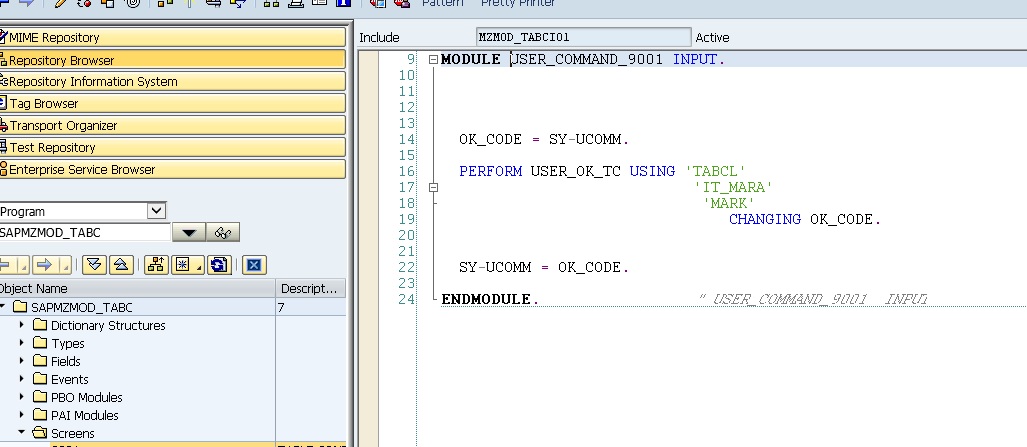 MODULE POOL -TABLE CONTROL_1: