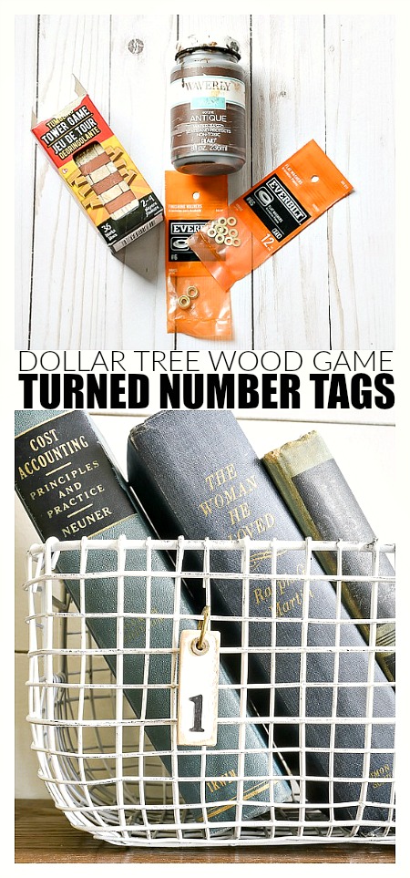 Easy and Versatile Dollar Tree Distressed Number Tags | Little House of ...
