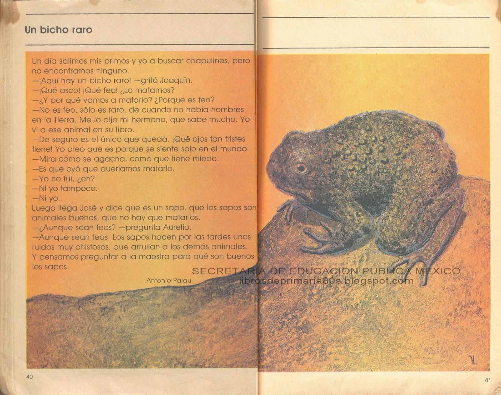 Libros de Primaria de los 80's: Un bicho raro (Mi libro de segundo ...