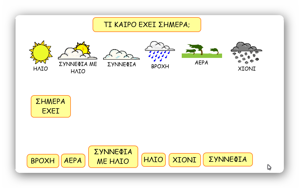 Kids of World...: Οι μέρες της εβδομάδας, ο καιρός, οι εποχές...και οι ...