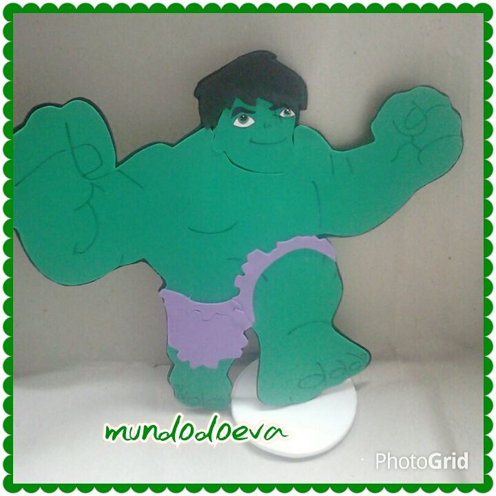 Mundo do Eva : HULK PERSONAGEM EM E.V.A PARA FESTA