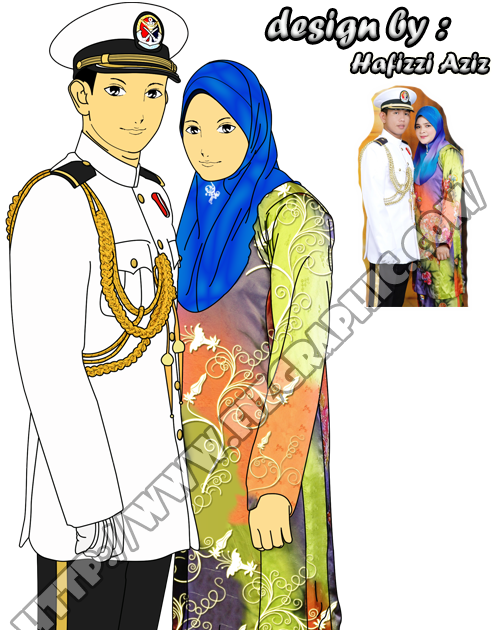 Fizgraphic: Tempahan Vector illustration Azwani #3