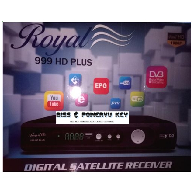 ROYAL 999 PLUS HD RECEIVER NEW SOFTWARE- FREE DOWNLOAD 1Biss Key - Biss Key