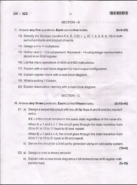 Bangalore University B.c.a. Computer Science Bca - 502 : Computer ...