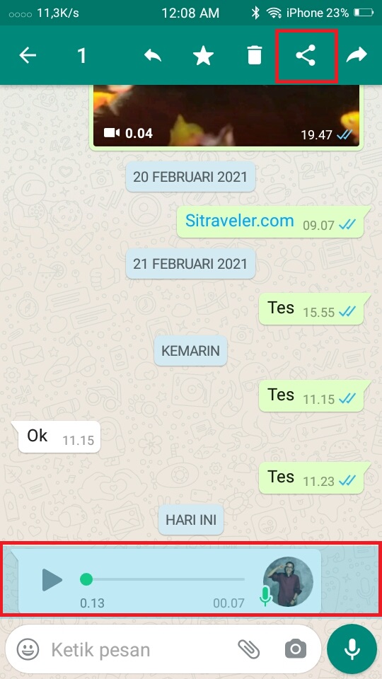 Cara Mengubah Voice Note ke Teks di WA - SINAUSE.ID