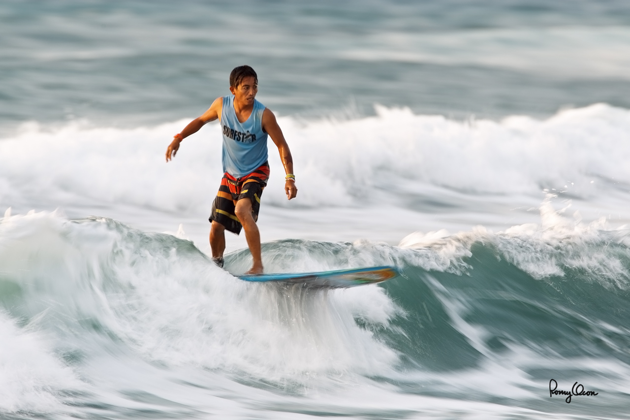 La Union Surfing: More slow shutter surfing shots