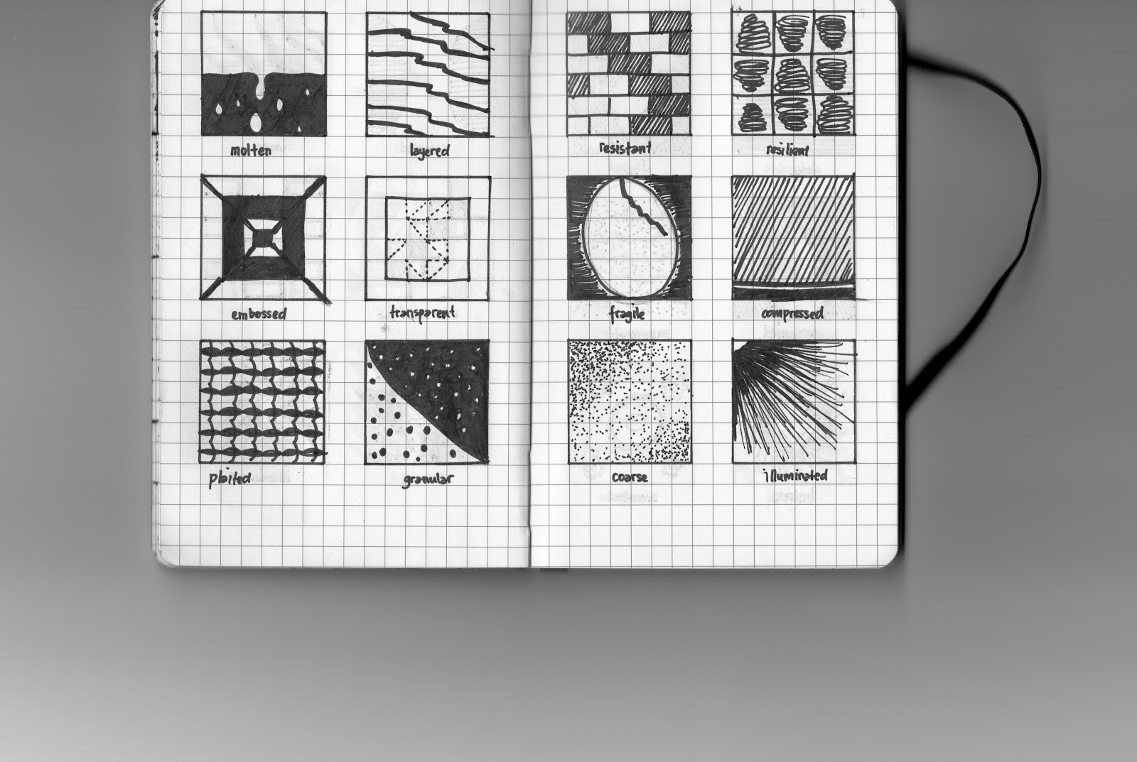 Hans Setiadi: 36 Sketches 'Texture and Material'