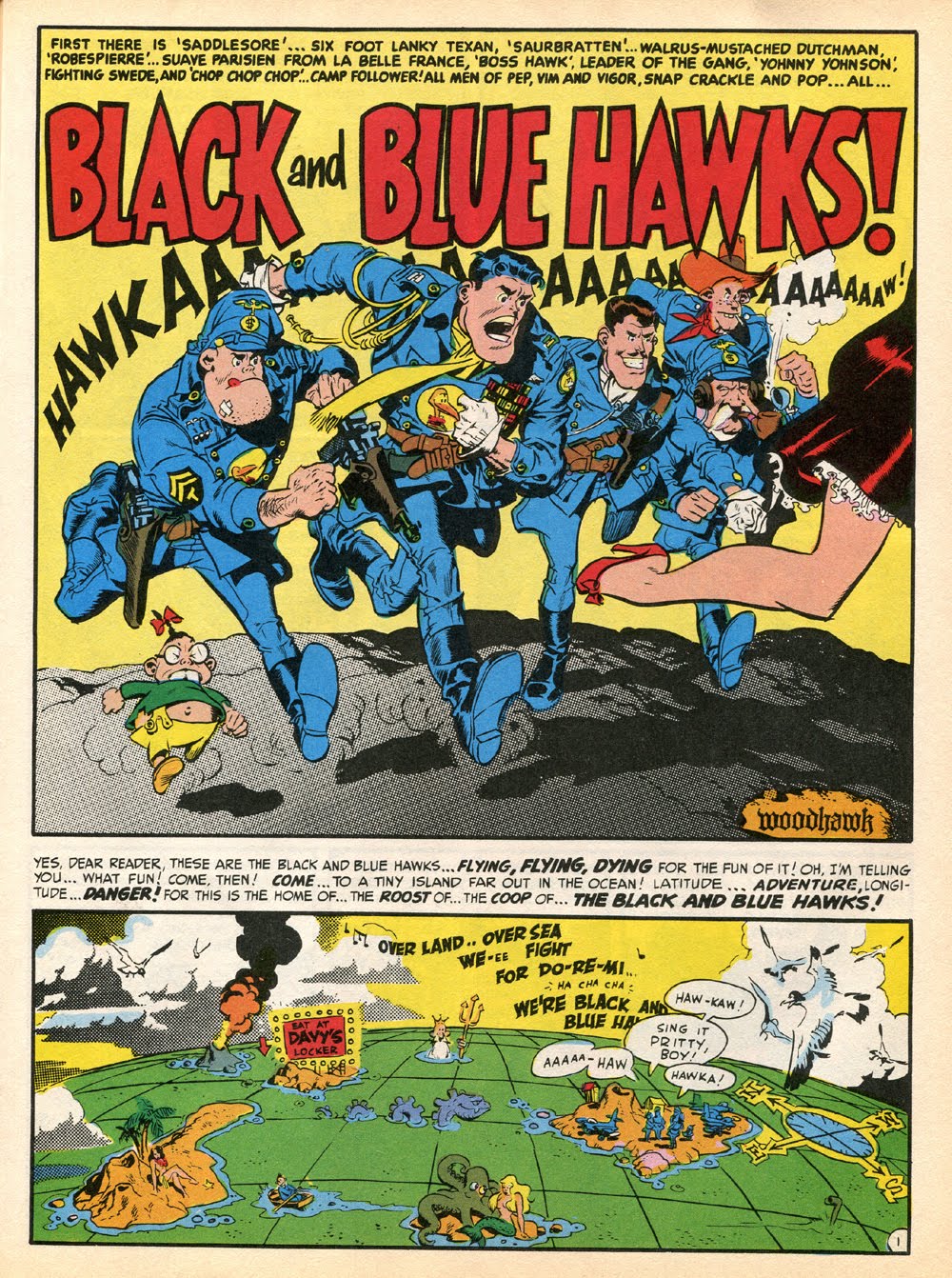 Inside Jeff Overturf's Head: "Black and Blue Hawks!" - Mad Mondays!
