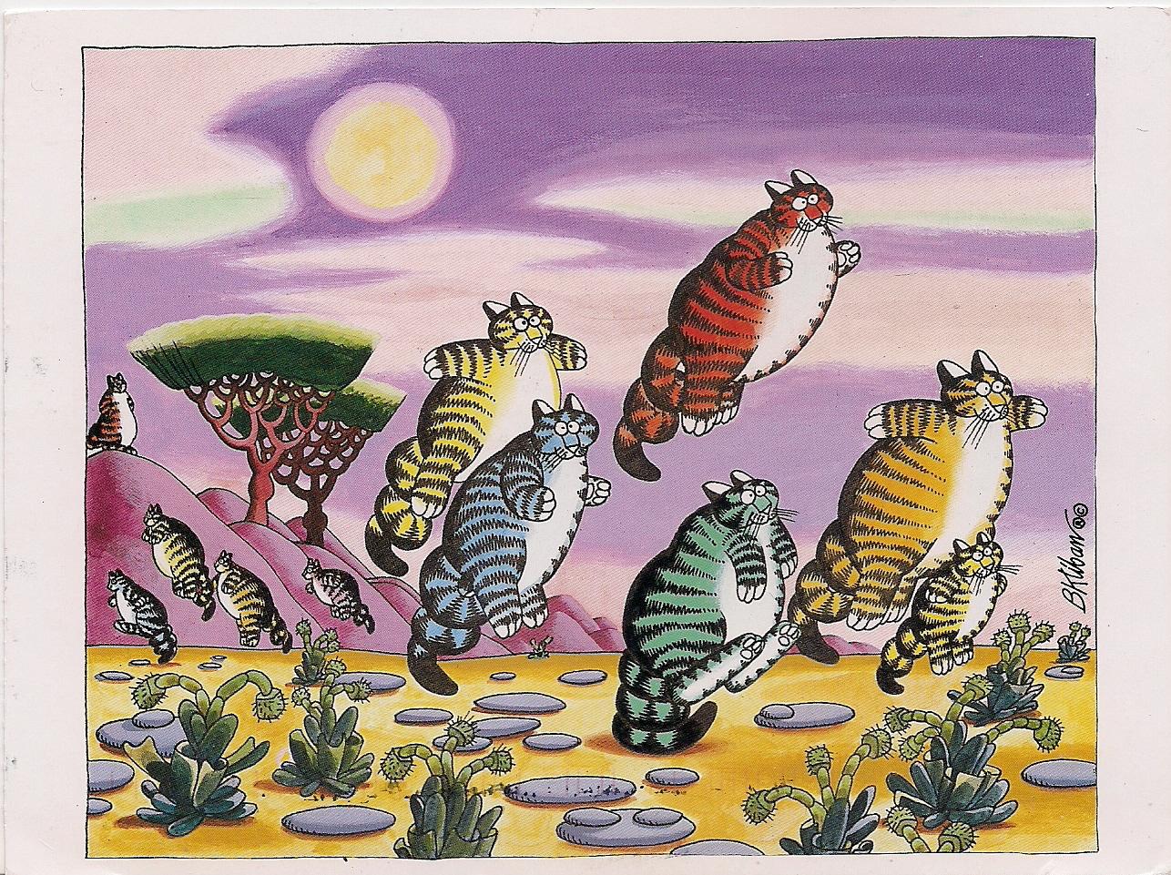postcards2lufra: Kliban's Cats