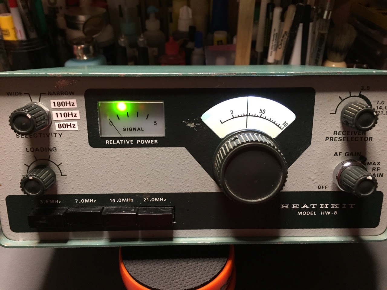 SolderSmoke Daily News -- Ham Radio Blog: Dino's HW-8 Mods