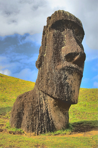 Moai ~ Beautiful Places In The World