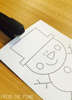 Blog Hoppin': Snowman Fine Motor Activity