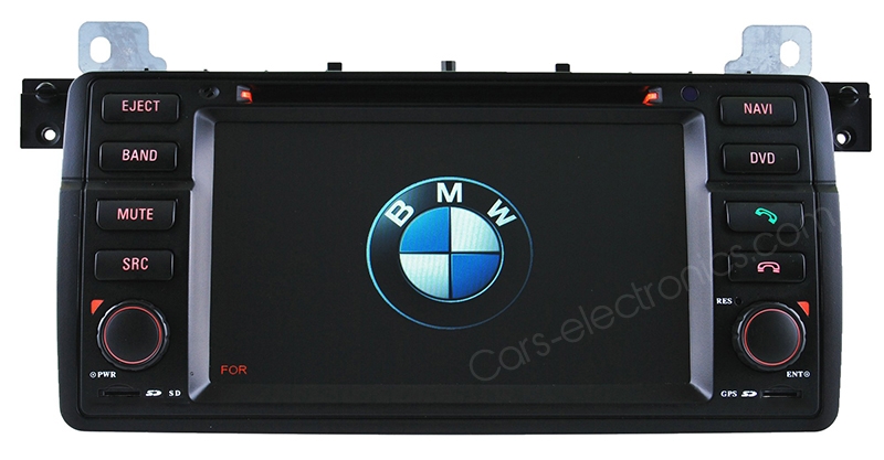 Double DIN BMW E46 DVD Player with GPS Navigation for BMW 3 Series E46 ...