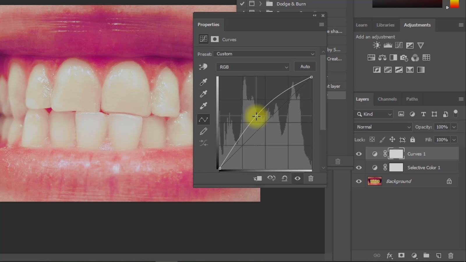 Free Download- 1 Click Whiten Teeth Magic Photoshop Actions