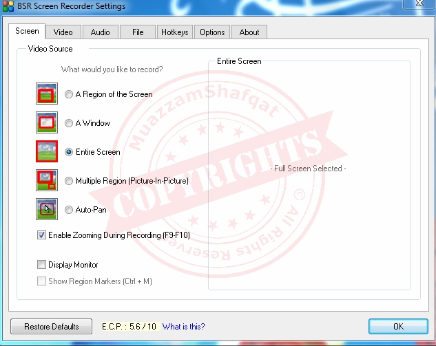 BSR Screen Recorder 6.1.9 Free Download With Serial Key | Muazzam ...