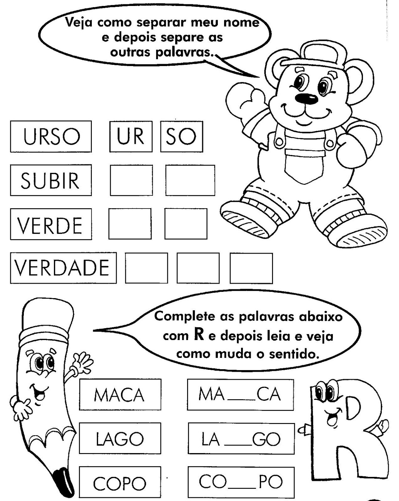 EDUCAÇÃO E ARTES: ATIVIDADES COM R INTERCALADO