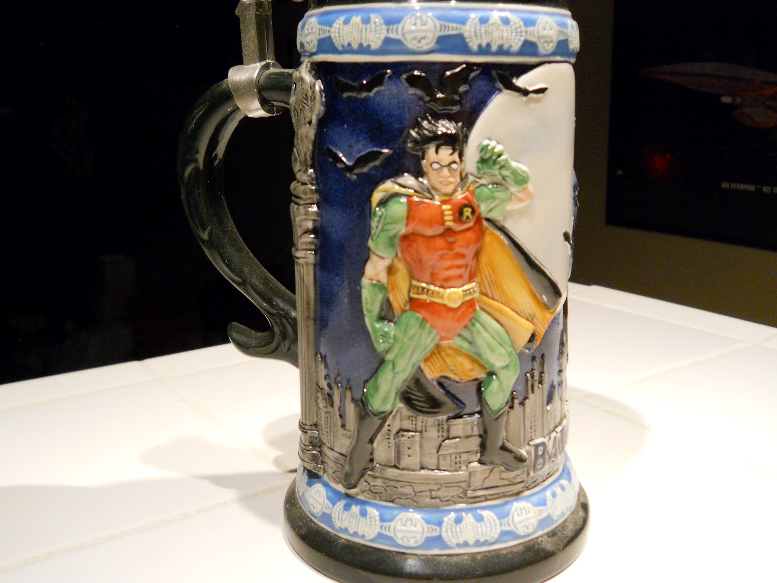 Memories of Toymorrow: Official Lidded BATMAN BEER STEIN
