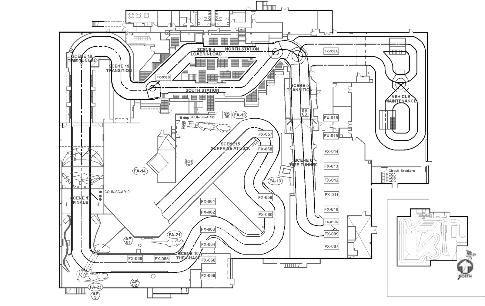 Amusement Authority: Dinosaur Ride Layout