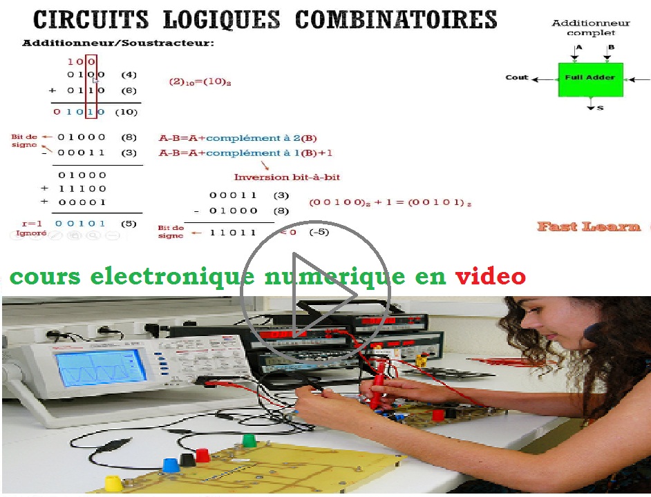 cours electronique numerique en video - génie électronique