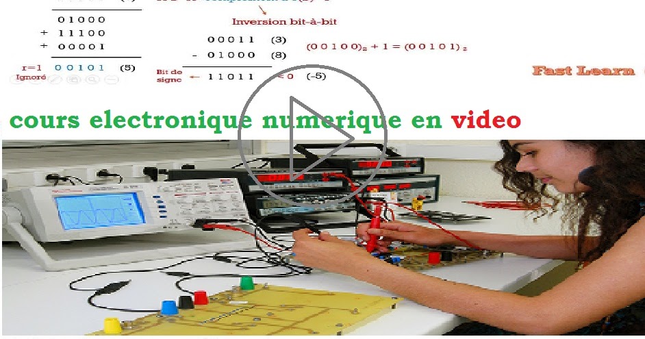 cours electronique numerique en video - génie électronique