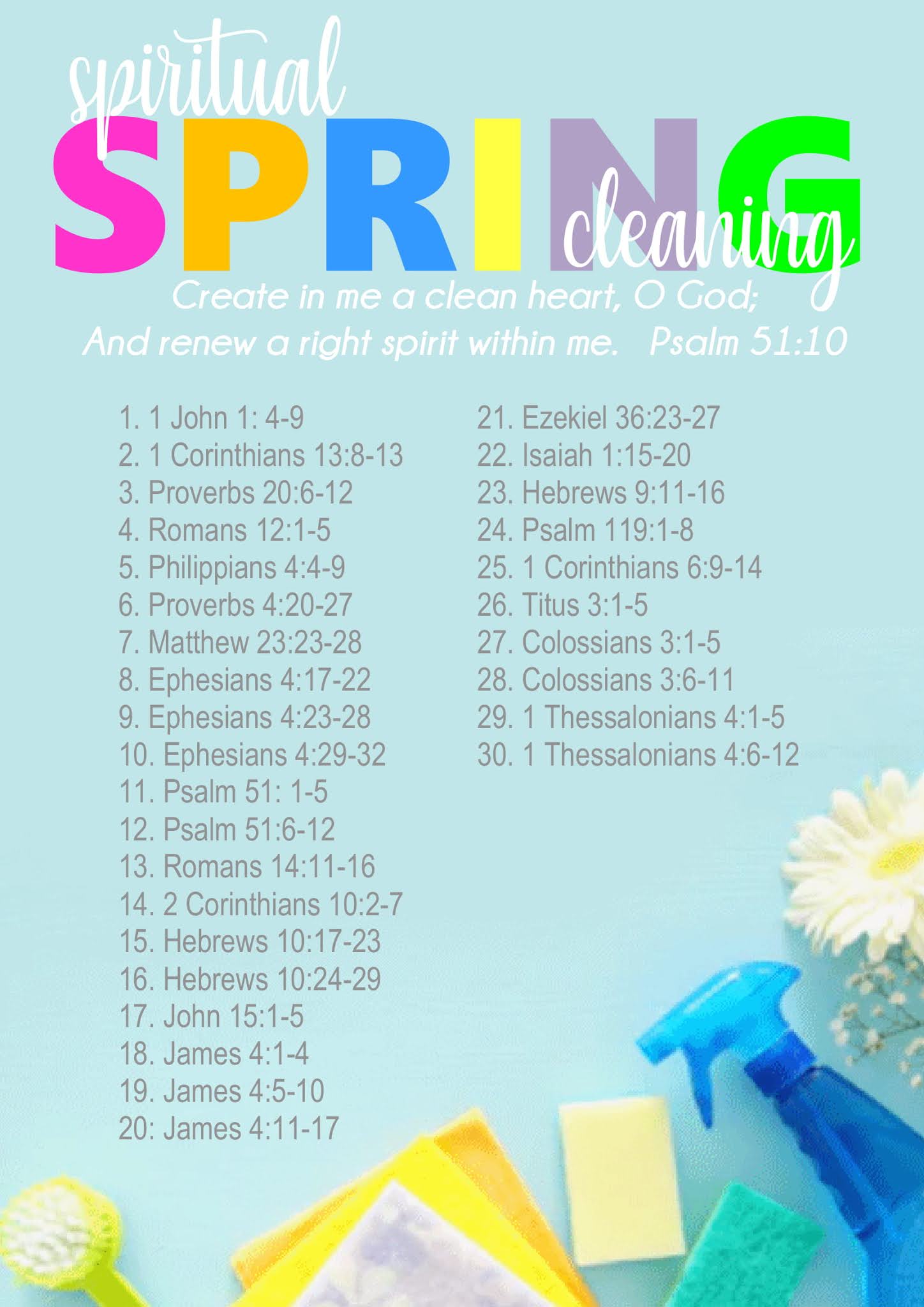 home away from home: Spiritual Spring Cleaning