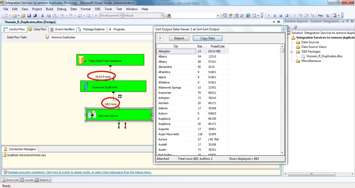 Msbi Question And Answer By Hussain Remove Duplicate Records Using Ssis 7852