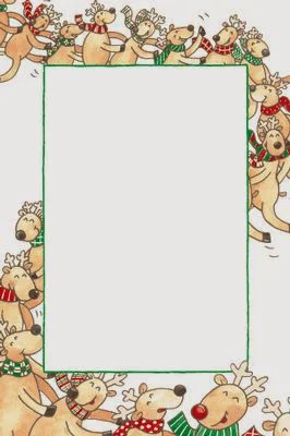 Free Printable Frames for Christmas. - Oh My Fiesta! in english