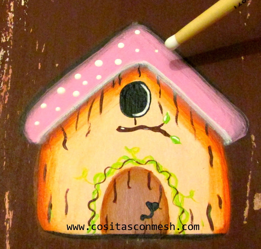 Cómo pintar en madera un dibujo ~ cositasconmesh