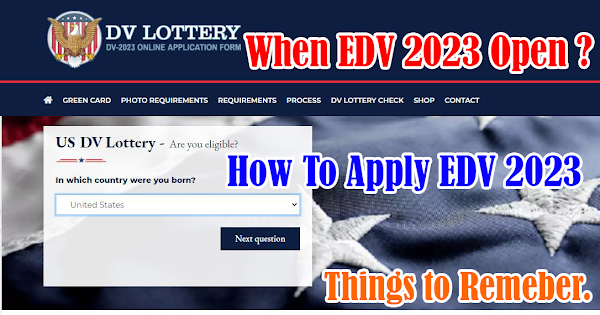 When EDV 2023 Open. How to apply for EDV 2023 ? | Chetan TM