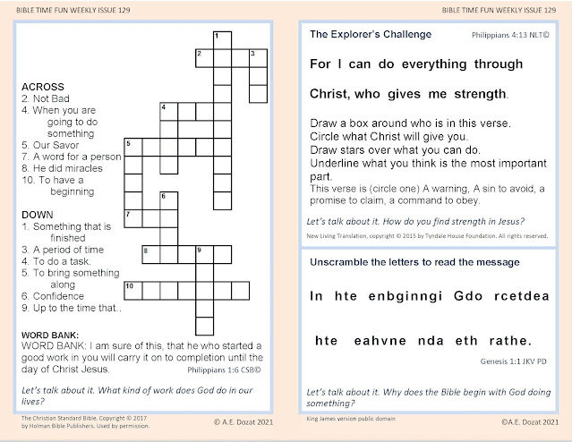 Coloring Pages for Kids by Mr. Adron: Free Printable Kid's Bible Verse ...