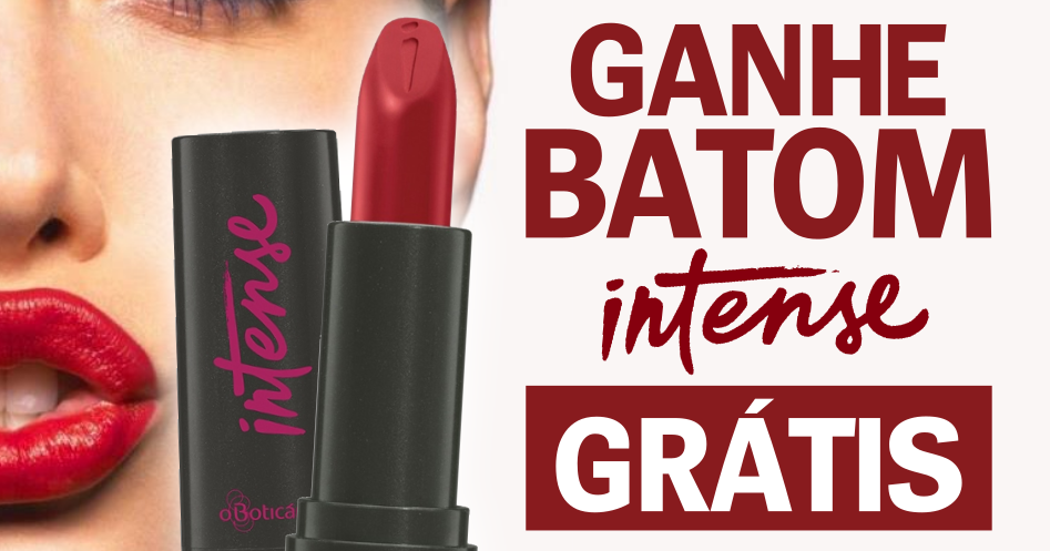 AMOSTRA GRÁTIS .: Batom Intense O Boticário