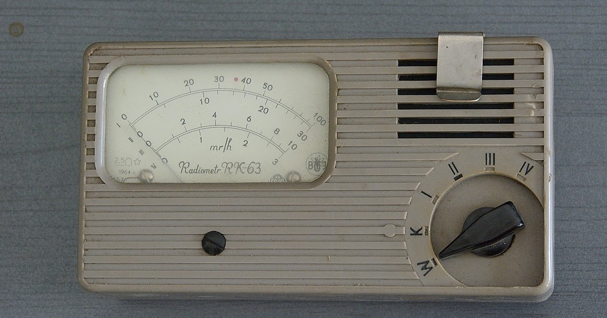 Promieniotwórczość wokół nas - fakty i mity: Radiometr kieszonkowy RK-63
