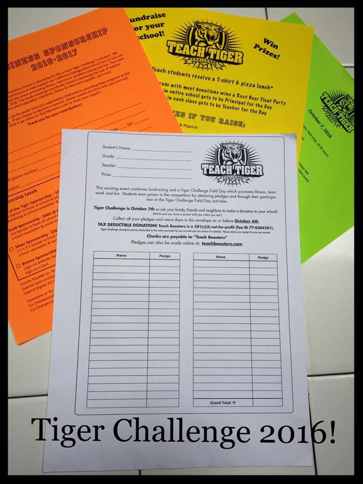 Charles E. Teach Booster Club: September 2016