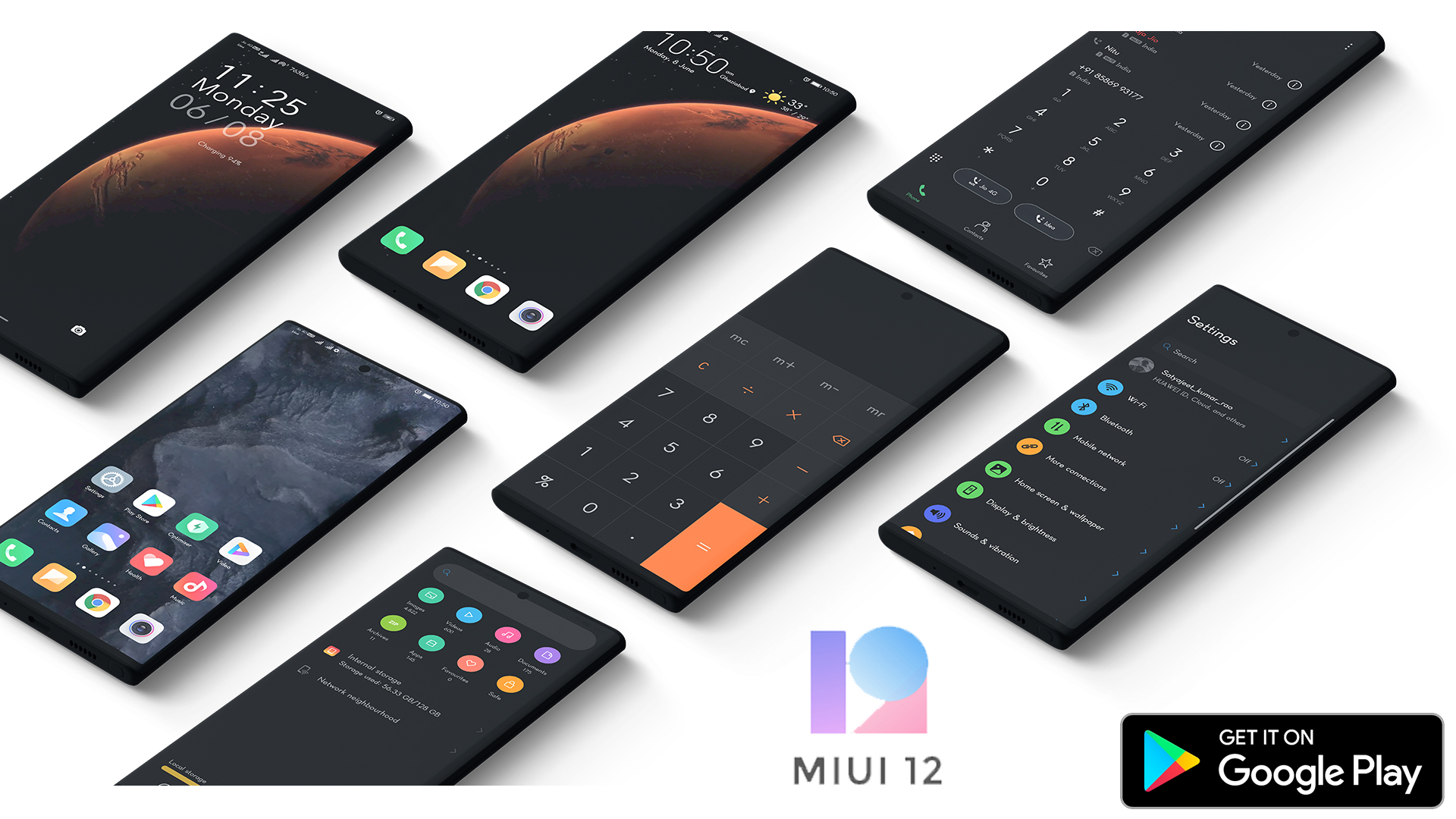[Original Theme] MIUI 12 Dark UI Theme for EMUI 10/9/9.1/8/5 User [Live ...