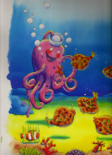 Guy Parker-Rees: Character of the week #5. Jolly Olly Octopus