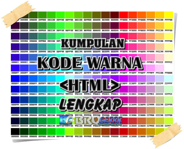 Kumpulan Daftar Kode Warna HTML Lengkap Beserta Namanya - AdityaTekno