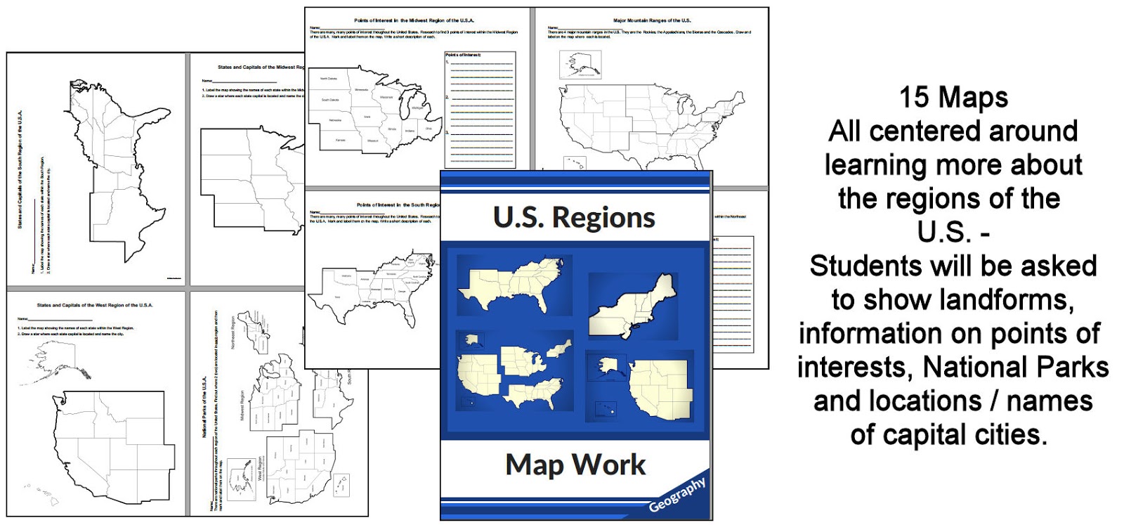CHSH-Teach (featuring Creations by LAckert): U.S. Geography ...