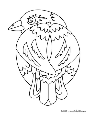 Bird Coloring Pages for Kids >> Disney Coloring Pages
