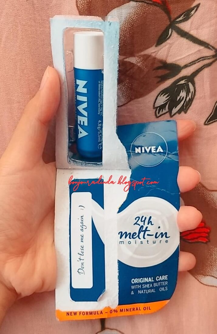 [REVIEW] Lipbalm NIVEA Original Care New Formula: Andalan Bibir Lebih ...