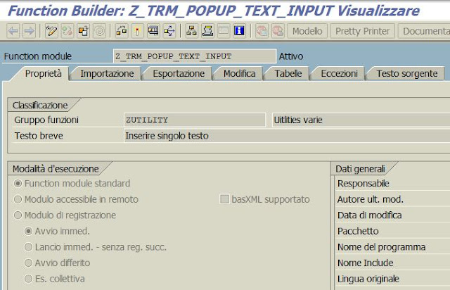 Non solo ABAP: FM TRM_POPUP_TEXT_INPUT non esiste più in EHP8.