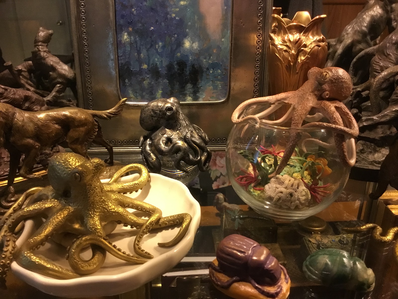 Evie’s Adventures With Polymer Clay: Octopus with Ocean Reef Bowl