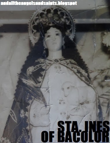 AND ALL THE ANGELS AND SAINTS: 175. Retro-Santo: STA. INES OF THE ...