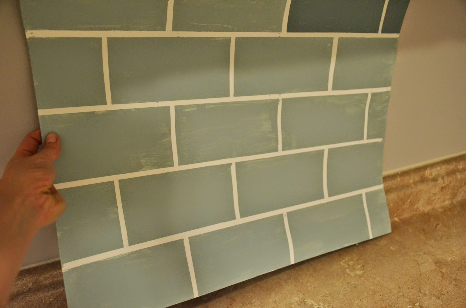 Creative Canucks: DIY Painted Subway Tile