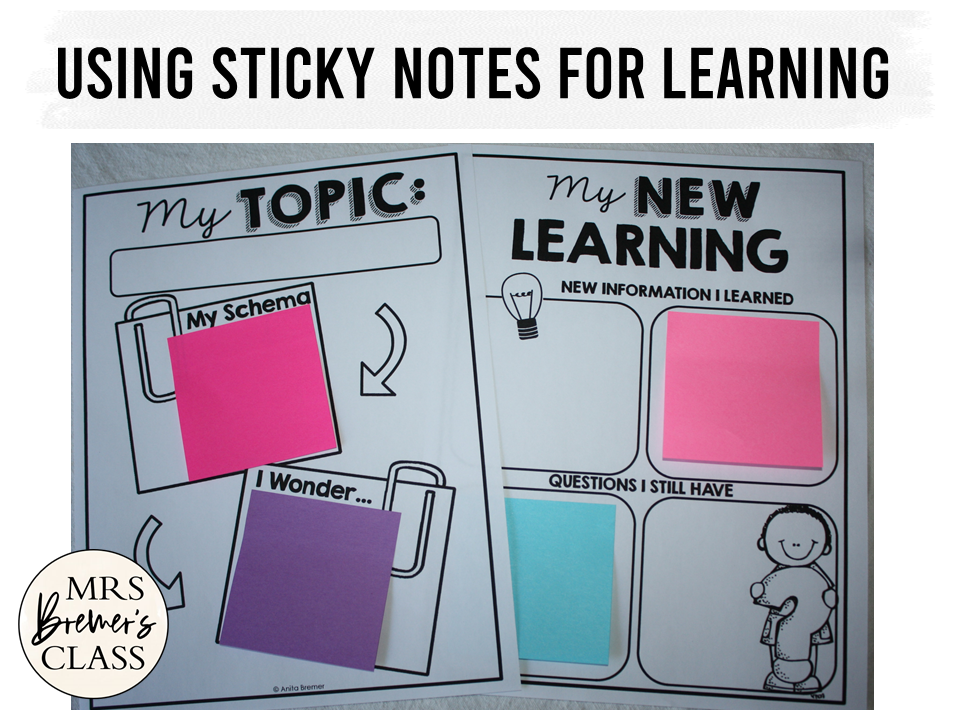Using Sticky Notes in the Classroom | Mrs. Bremer's Class