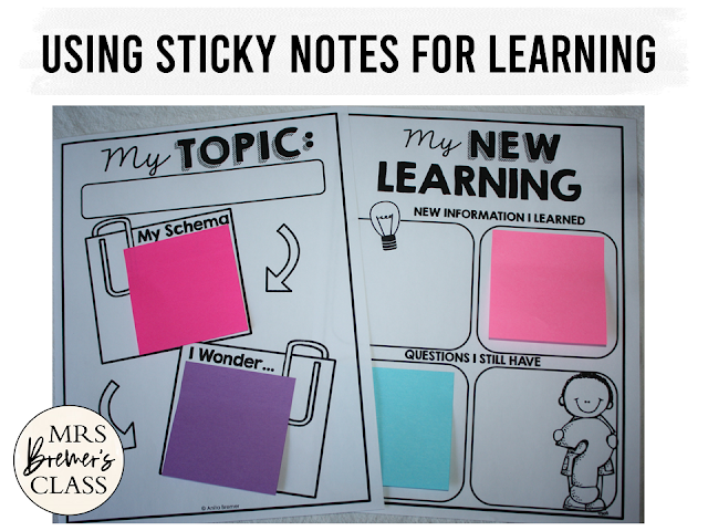Using Sticky Notes in the Classroom | Mrs. Bremer's Class