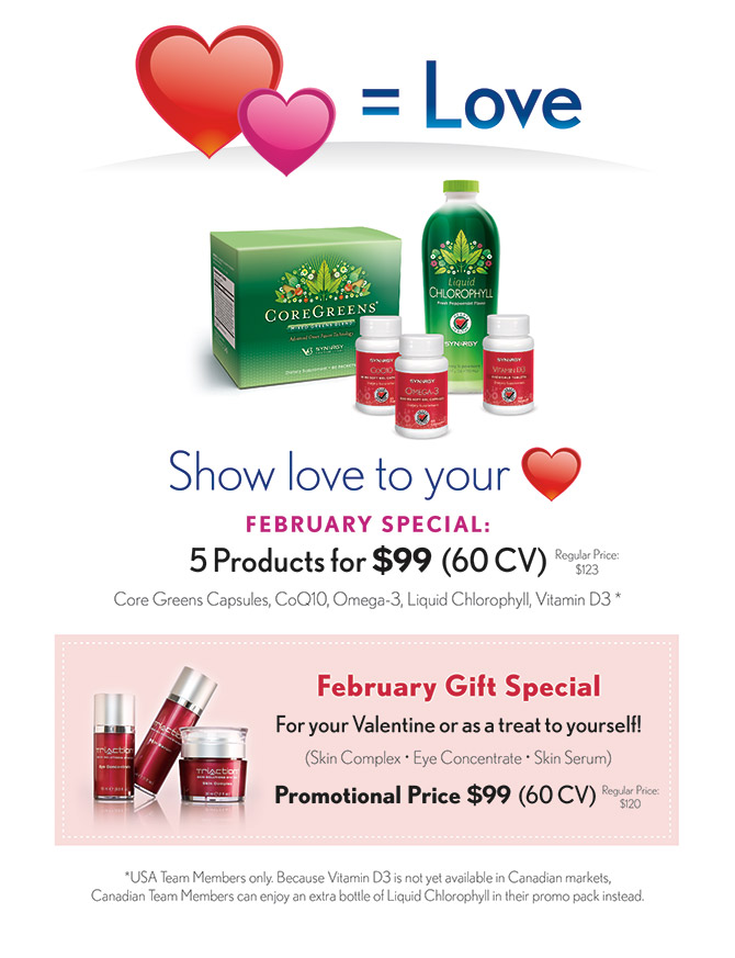 February Promotion: Love for the Heart - Synergy WorldWide Blog ...