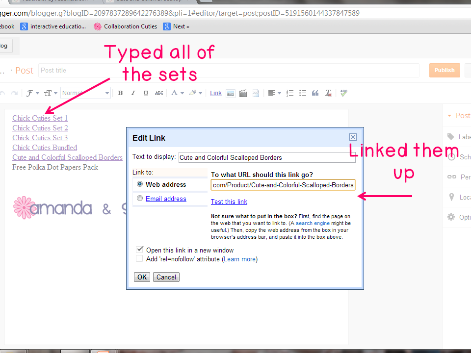 Collaboration Cuties: How to put a Hyperlink in your TpT Product ...