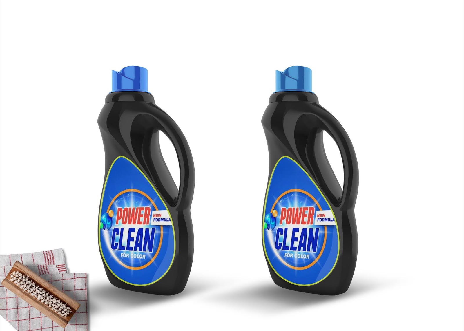 Jumbo Detergent Bottle Mockup