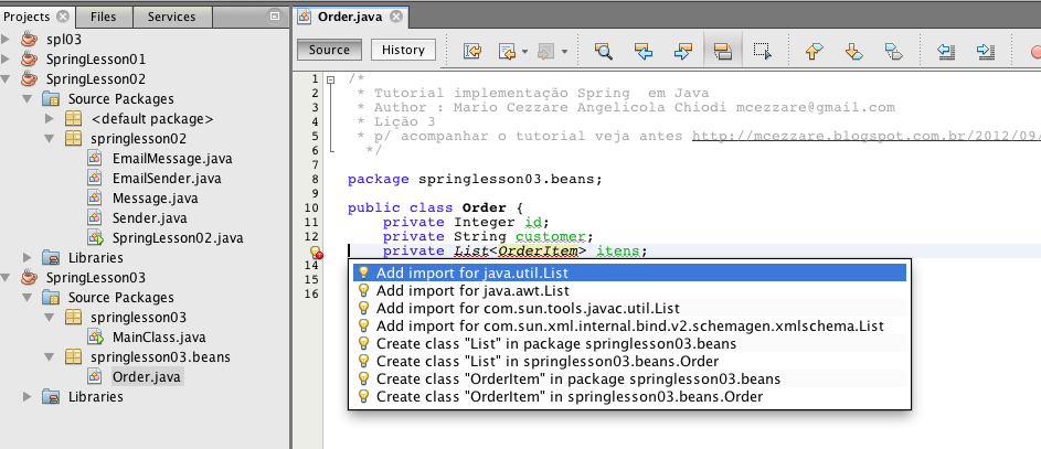 Mario Cezzares Blog Java Spring Netbeans 72 Mysql Lesson 03