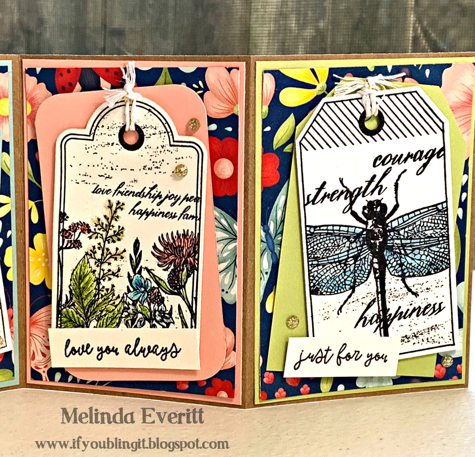 If You Bling It: June Stamp of the Month - Garden Tags
